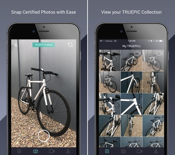 TRUEPIC แอพฯ ถ่ายภาพแชร์ทันที ช่วยยืนยันว่าไม่ผ่านการปรับแต่งภาพ