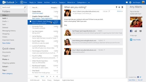 Microsoft เตรียมย้ายผู้ใช้ Hotmail ไปใช้ Outlook กลางปีนี้